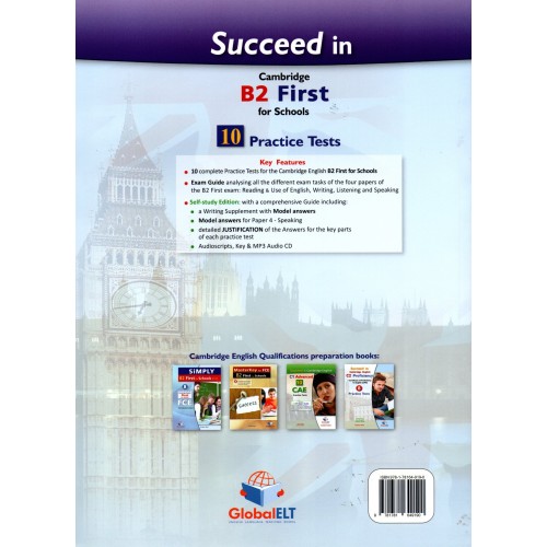 Succeed in Cambridge - B2 - First (FCE) for Schools Global ELT Succeed in Cambridge - B2 - First (FCE) for Schools Global ELT